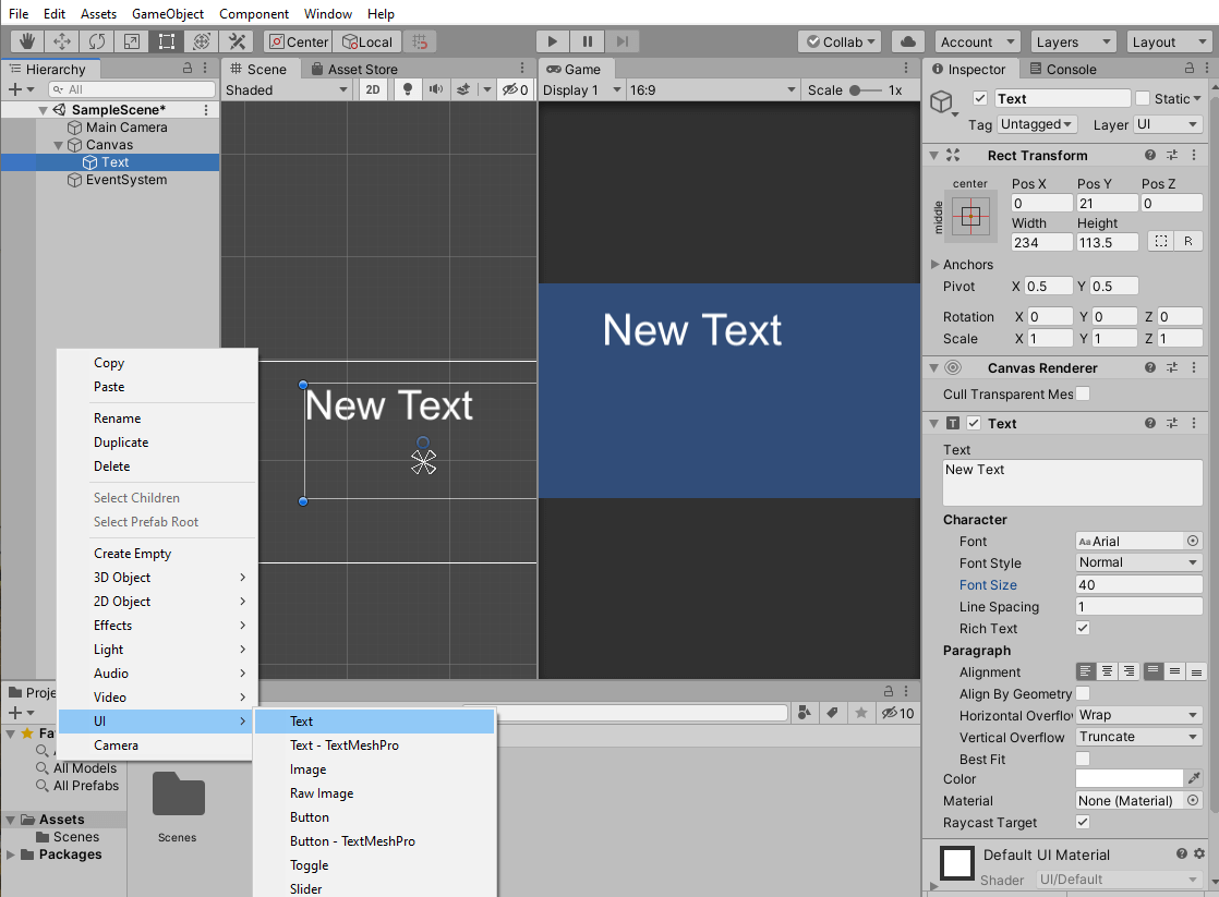 Step By Step Tutorial Adding Text Labels To Sprites In Unity My Blog